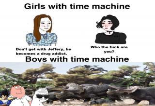 Women With Time Machines V Men With Time Machines - Funny Gallery ...