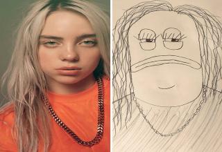 27 Bad Celebrity Portraits That Are Truly Amazing - Funny Gallery ...