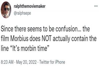 'It's Morbin Time' - Morbius Memes Have Swept the Nation - Funny ...