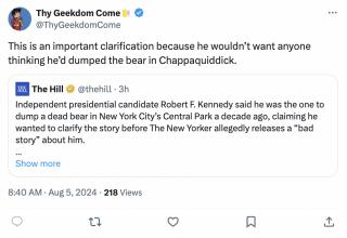 23 Unbearably Funny Tweets About RFK Jr. - Funny Gallery | eBaum's World