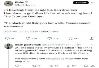 Funny Tweets: J.K. Rowling's People Offer 'No Comment' on Photo of ...