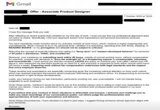 New Employee Quits After Day One, and Sends This Scathing Email to His ...