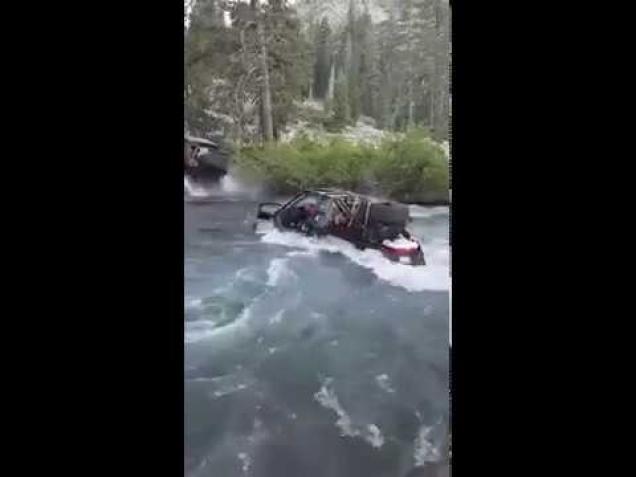 Crossing a Raging River Fail - Wtf Video | eBaum's World