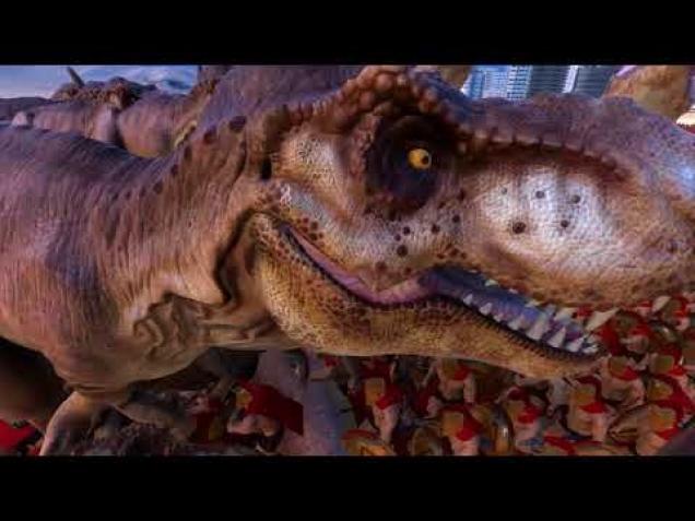 1.000 T-REX vs 30.000 SPARTANS - Ultimate Epic Battle Simulator - Wow ...
