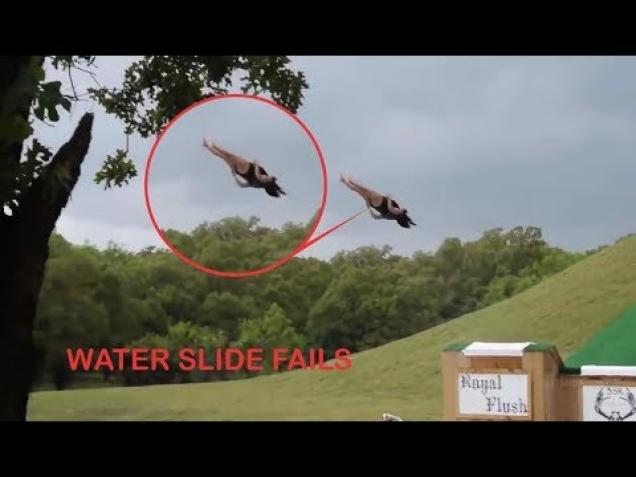 Top 5 Most Water Slide Fails Compilation 2017 Video Ebaums World