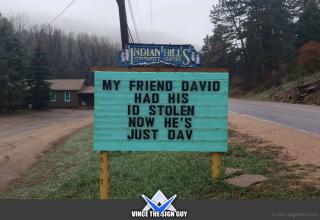 Vince the Sign Guy Has Gained an Online Following Due to His Punny ...