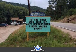 Vince the Sign Guy Has Gained an Online Following Due to His Punny ...