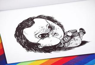 31 Horror Characters Drawn As Babies - Gallery | eBaum's World