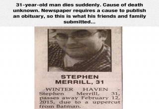 13 Of The Funniest and Most Savage Obituaries Ever - Funny Gallery ...