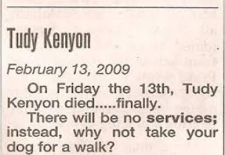 13 Of The Funniest and Most Savage Obituaries Ever - Funny Gallery ...
