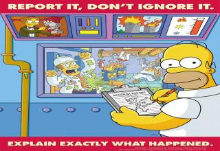 22 Simpsons Safety Posters - Gallery | eBaum's World