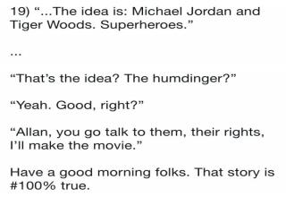 Doofus Interrupts Movie Producer's Mourning to Pitch a Real "Humdinger ...