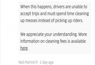 Uber Scams A Rider For $157 Cleaning Fee - Ftw Gallery | eBaum's World