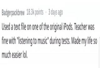 22 People Talk About Their Best Test Cheating Strategy - Funny Gallery ...