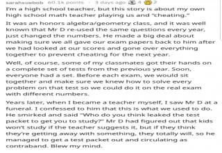 22 People Talk About Their Best Test Cheating Strategy - Funny Gallery ...