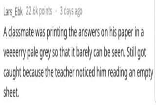 22 People Talk About Their Best Test Cheating Strategy - Funny Gallery ...