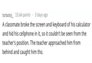 22 People Talk About Their Best Test Cheating Strategy - Funny Gallery ...