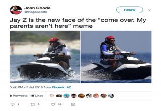 Jay-Z Looking Miserable On A Jet Ski Get The Meme Treatment - Funny ...