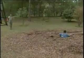 Prank hole in the ground cover with mud. - Video | eBaum's World